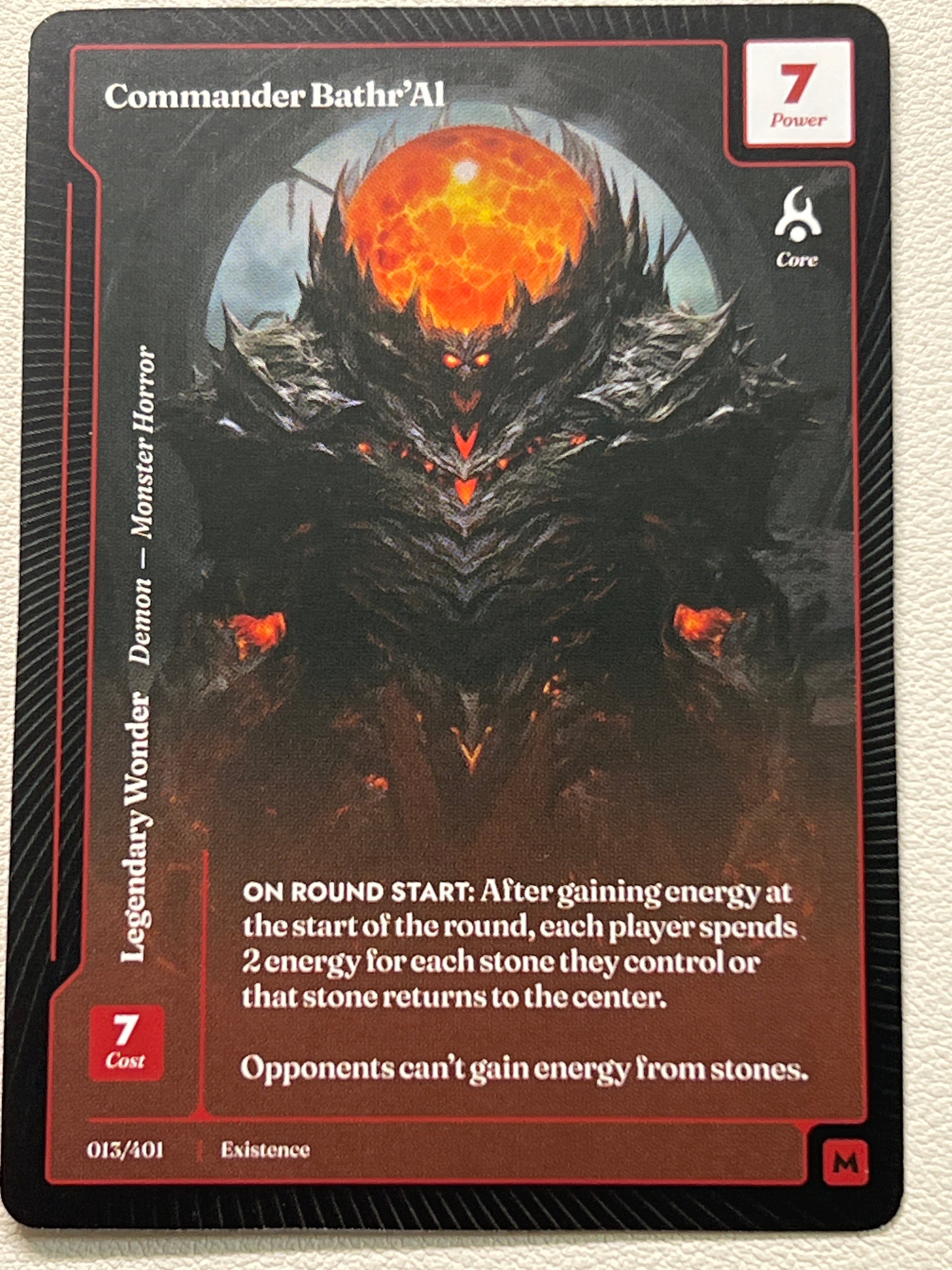 Wonders Of The First Existence Paper Commander Bathr'Al Mythic – Radish ...