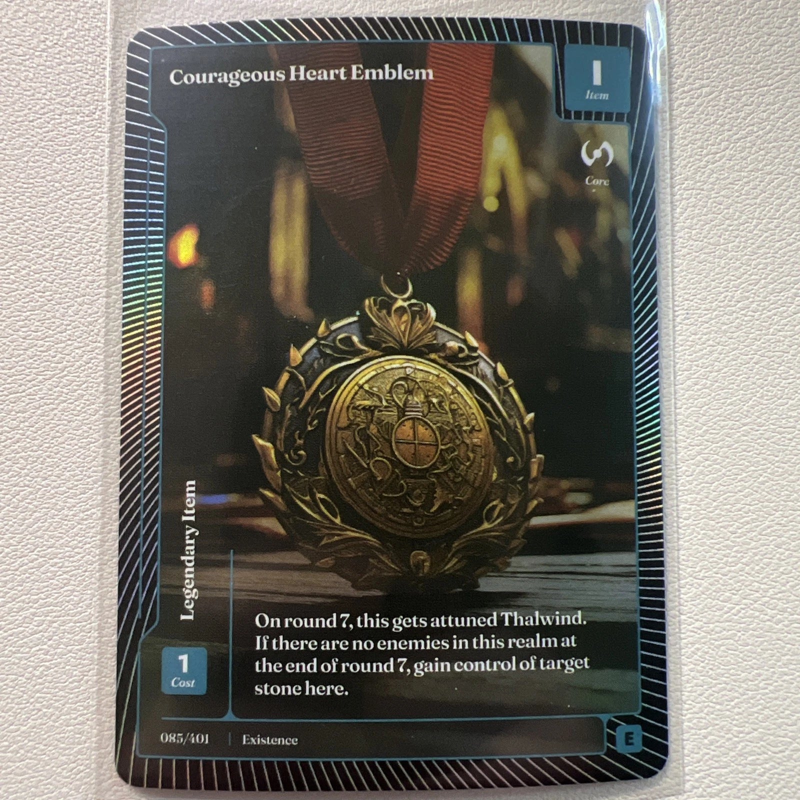 Wonders of the First FOIL Courageous Heart Emblem 085/401 EPIC – Radish ...