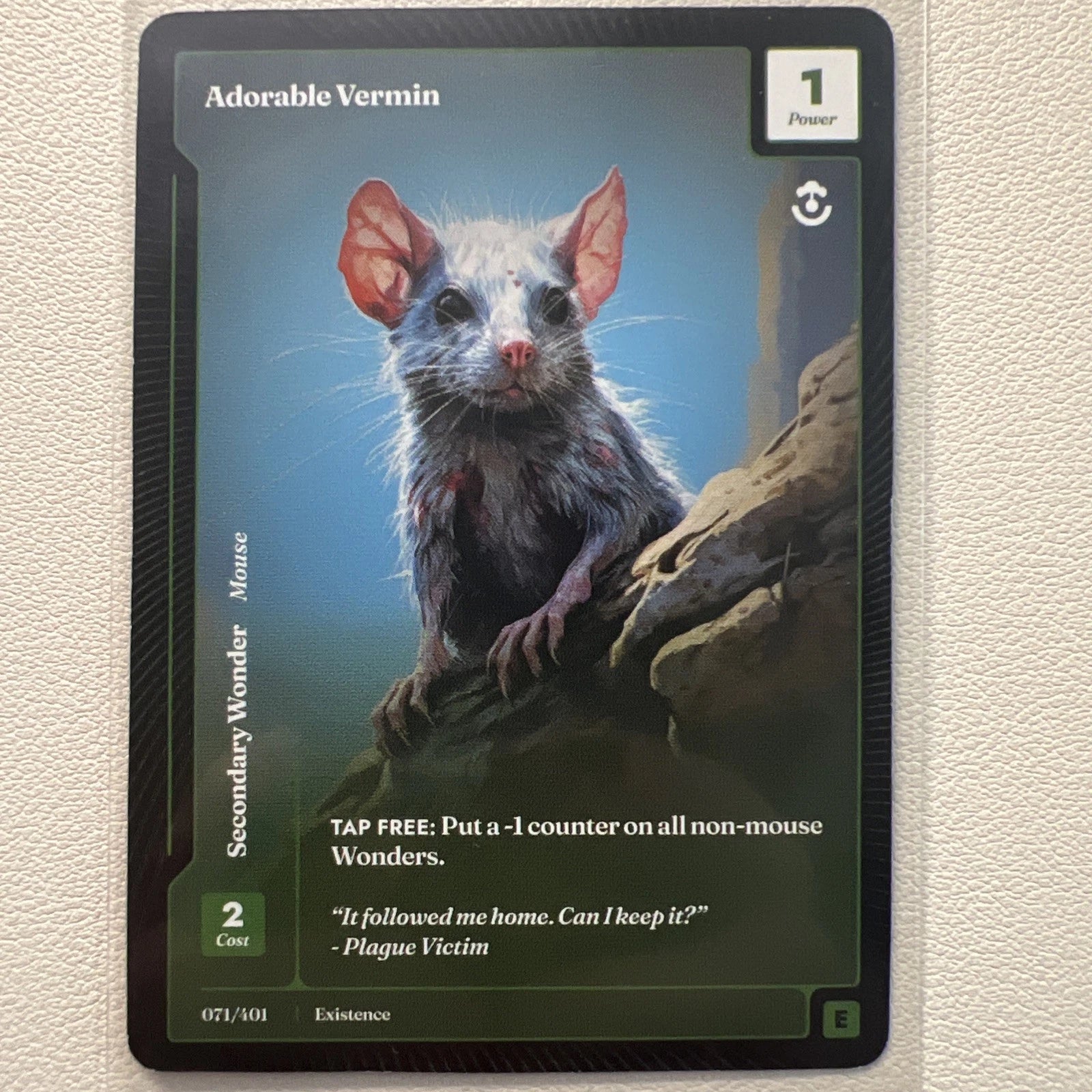 Wonders Of The First Existence Paper Adorable Vermin 071/401 EPIC ...